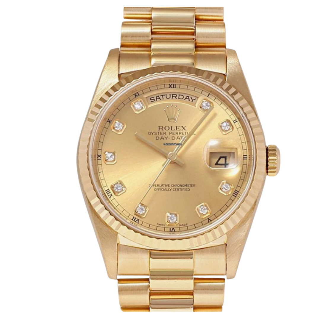 Rolex Day-Date 36 Diamond Dial 18238